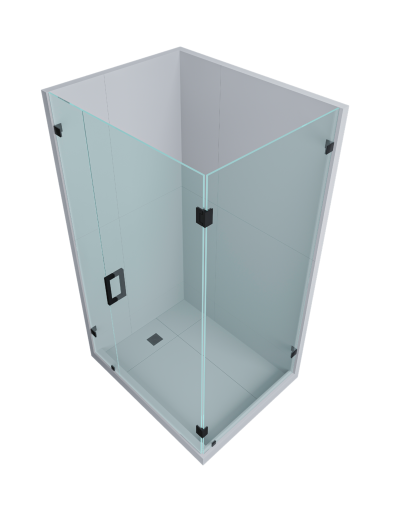 Corner Shower Doors - The Glass Company NYC: Glass Partition and Wall ...