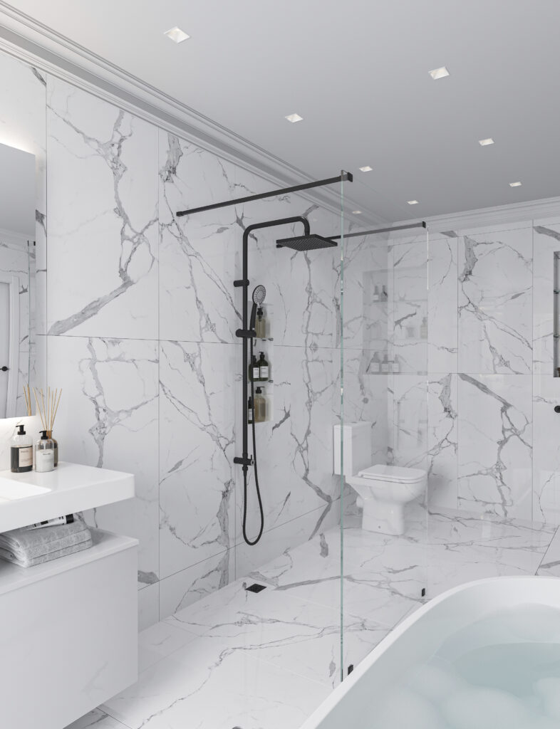 Fixed Shower Screen to Above Attachment - The Glass Company NYC: Glass ...