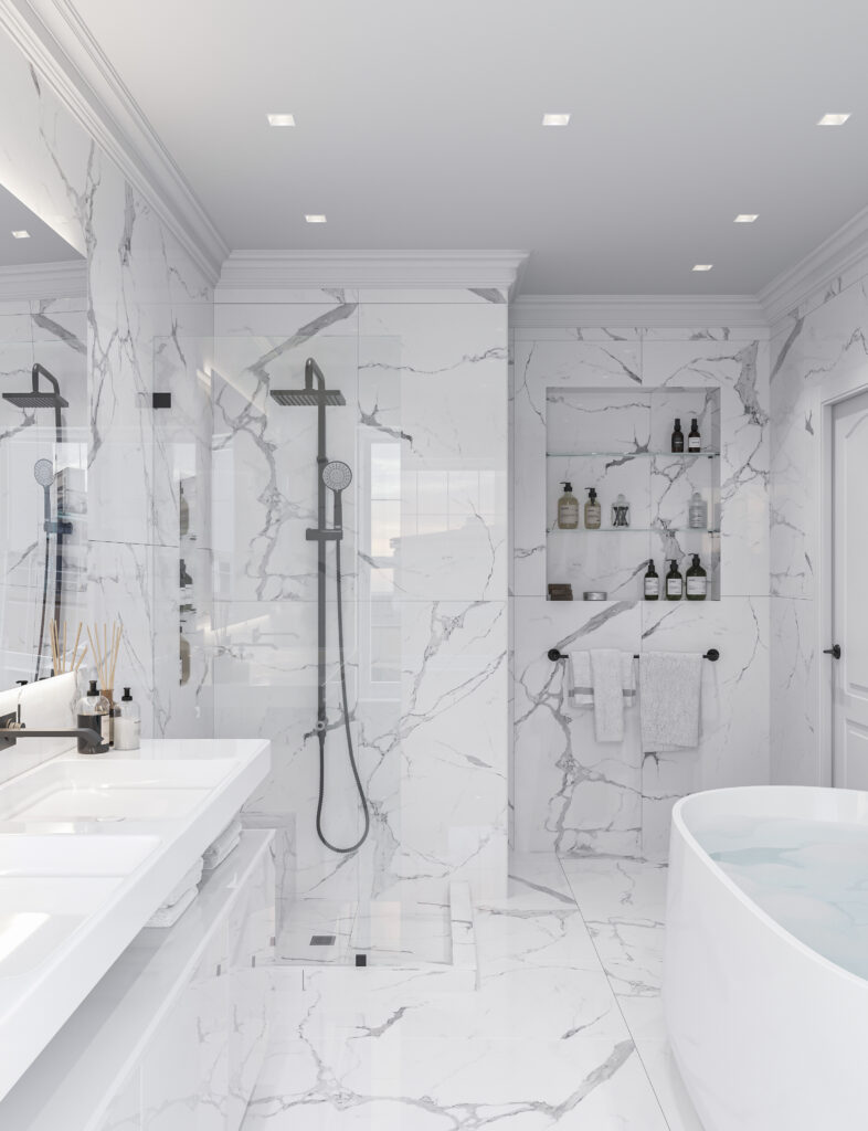 Fixed Shower Screen to Attachment & Notch - The Glass Company NYC ...