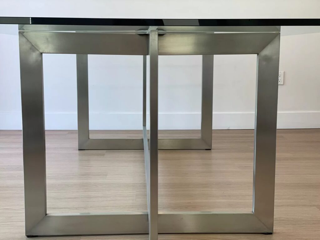 Custom Glass Dining Table for 6-8 Table | Artlook Glass